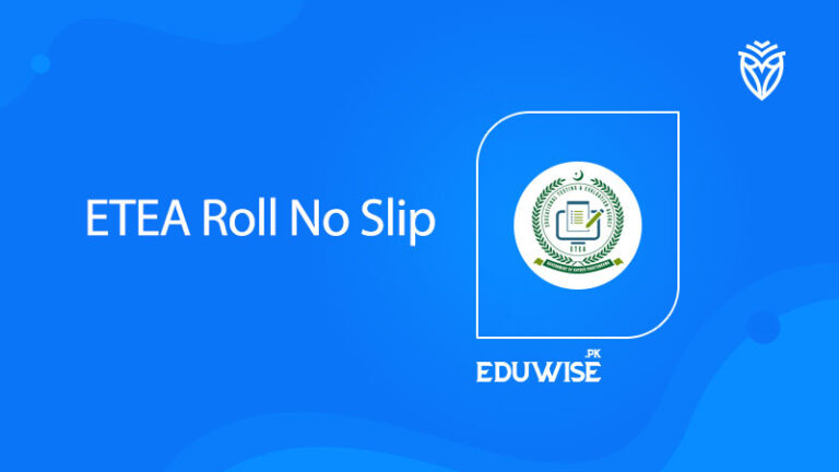 ETEA Roll No Slip 2025 Download Online By CNIC And Name